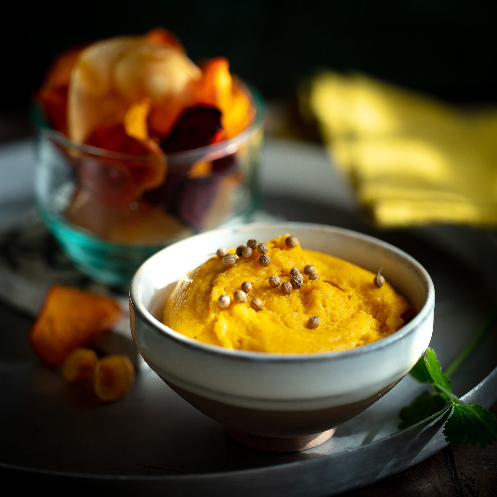 Recette HOUMOUS DE PATATE DOUCE ET LENTILLES CORAIL - Sublim'